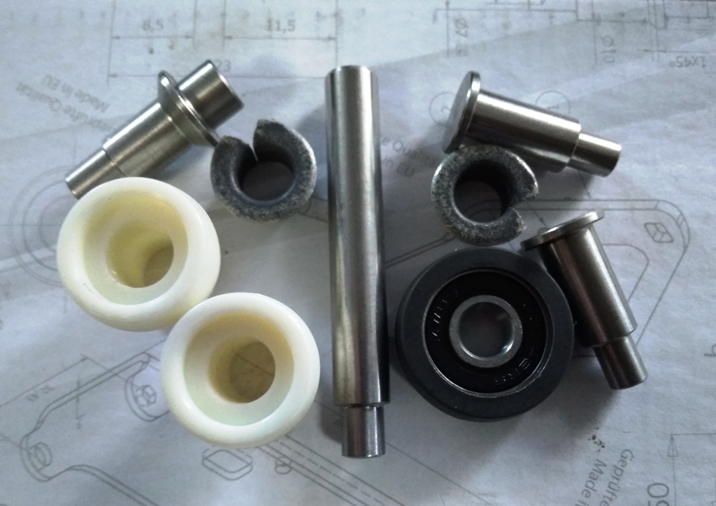 Ролик боковой сдвижной двери средний (ремкомплект) Peugeot Expert III ...