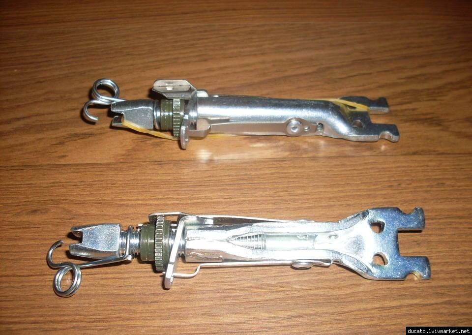 Механизм ручного тормоза комплект (распорная планка саморегулятор ...